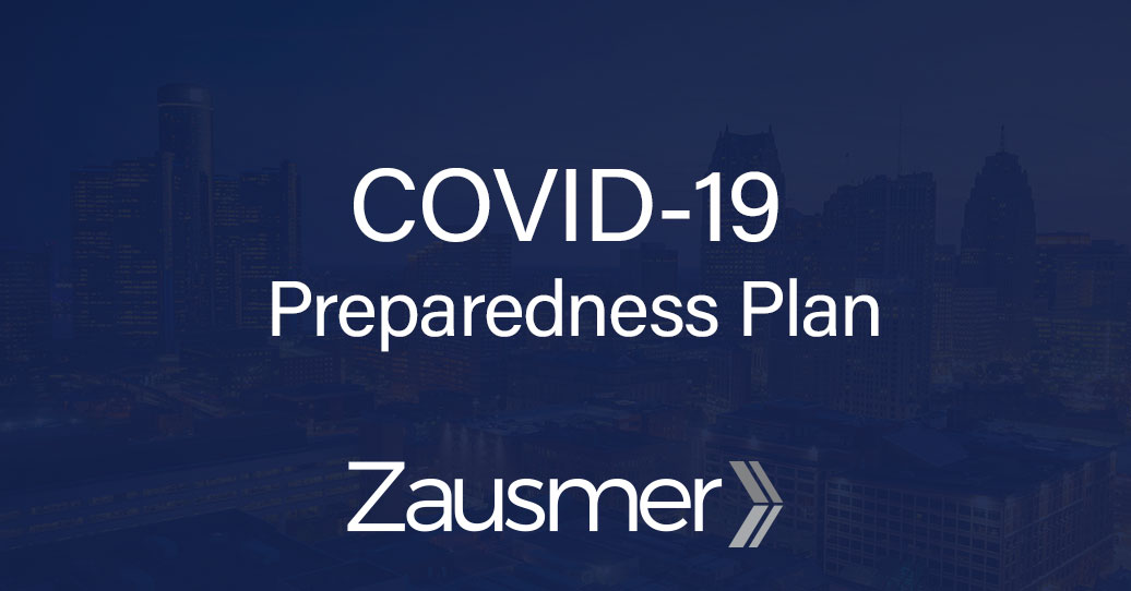 COVID-19 Preparedness Plan - Zausmer