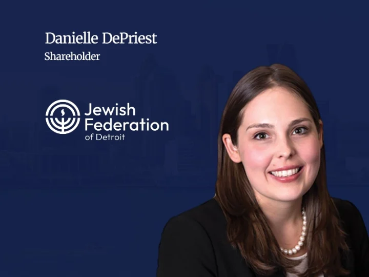 Danielle DePriest Honored for Leadership by Jewish Federation of ...