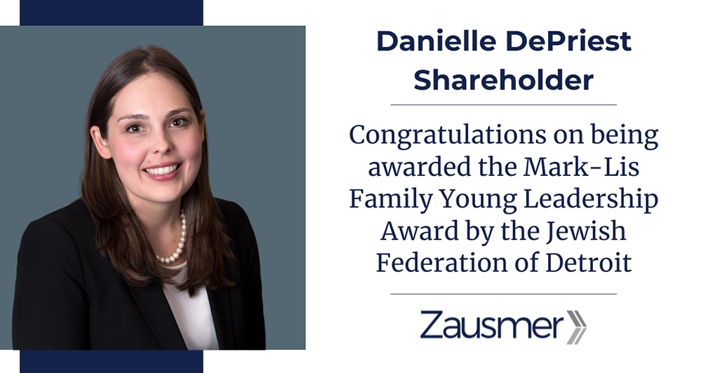 Danielle DePriest Honored for Leadership by Jewish Federation of ...